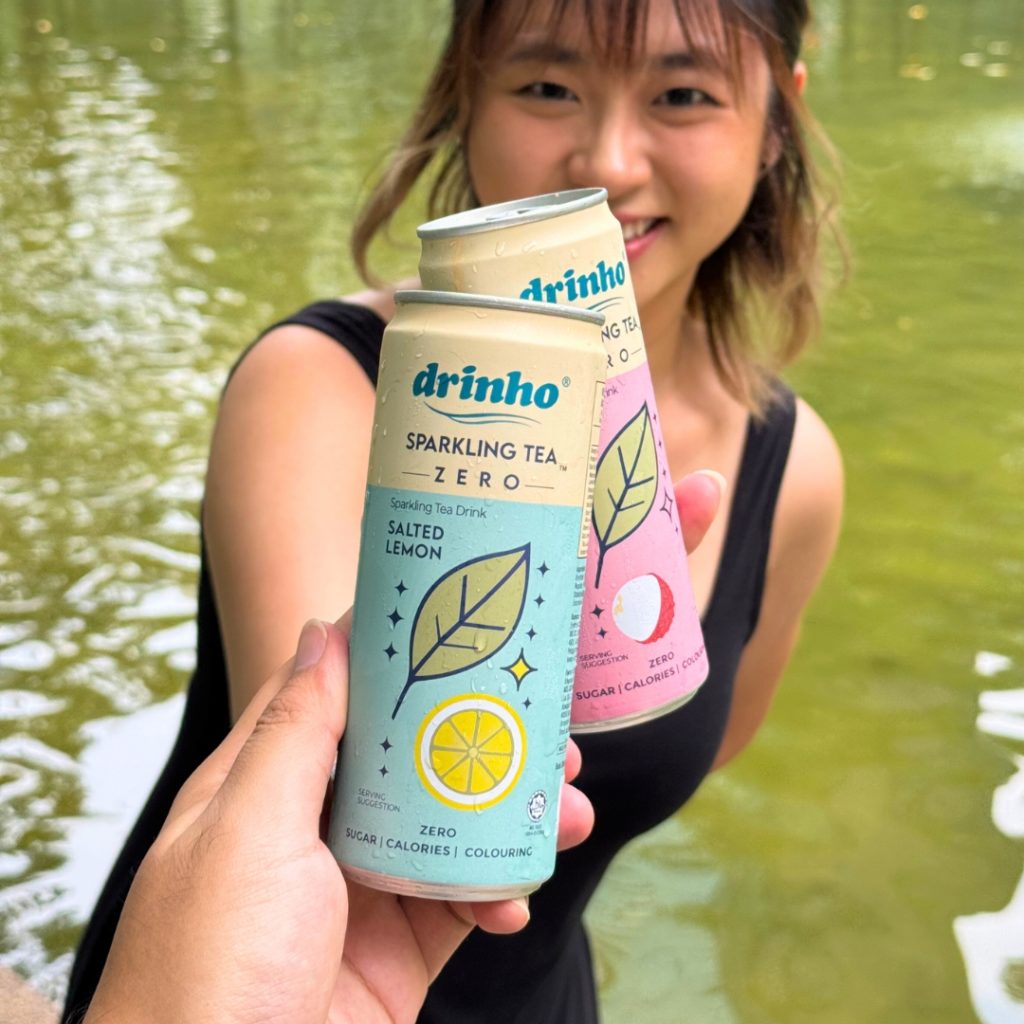 NEW drinho® Sparkling Tea Zero Series with Rose Lychee and Salted Lemon Flavours in Malaysia ...